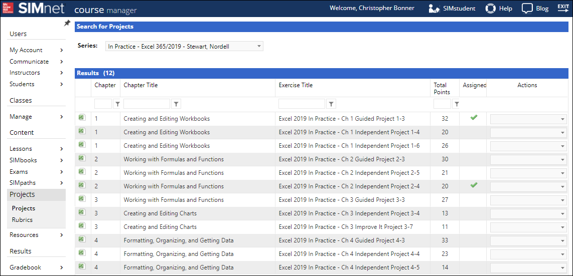 SIMnet | Microsoft Office Training | McGraw-Hill Canada